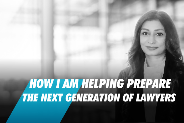 How I am helping prepare the next generation of lawyers