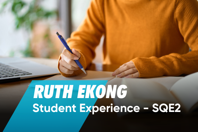Ruth Ekong │ Student Experiences