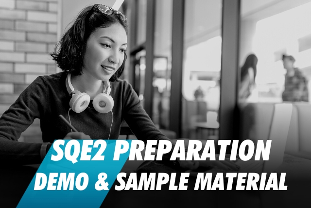 SQE2 Prep Demo