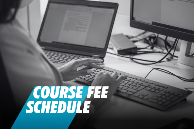 Course Fee Schedule